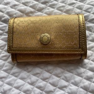 Coach | Bags | Coach Gold Wallet | Poshmark